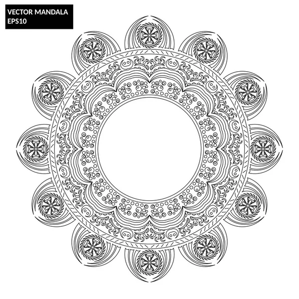 Oval floral frame template — Stock Vector © BlackSpring1 #28592107