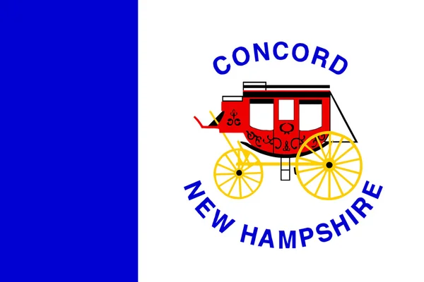Flag of Concord in New Hampshire, USA — Stock Photo © zloyel #110767398