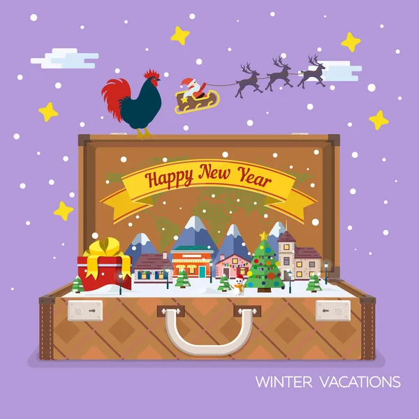 Merry christmas bus, Royalty-free Merry christmas bus Vector Images ...