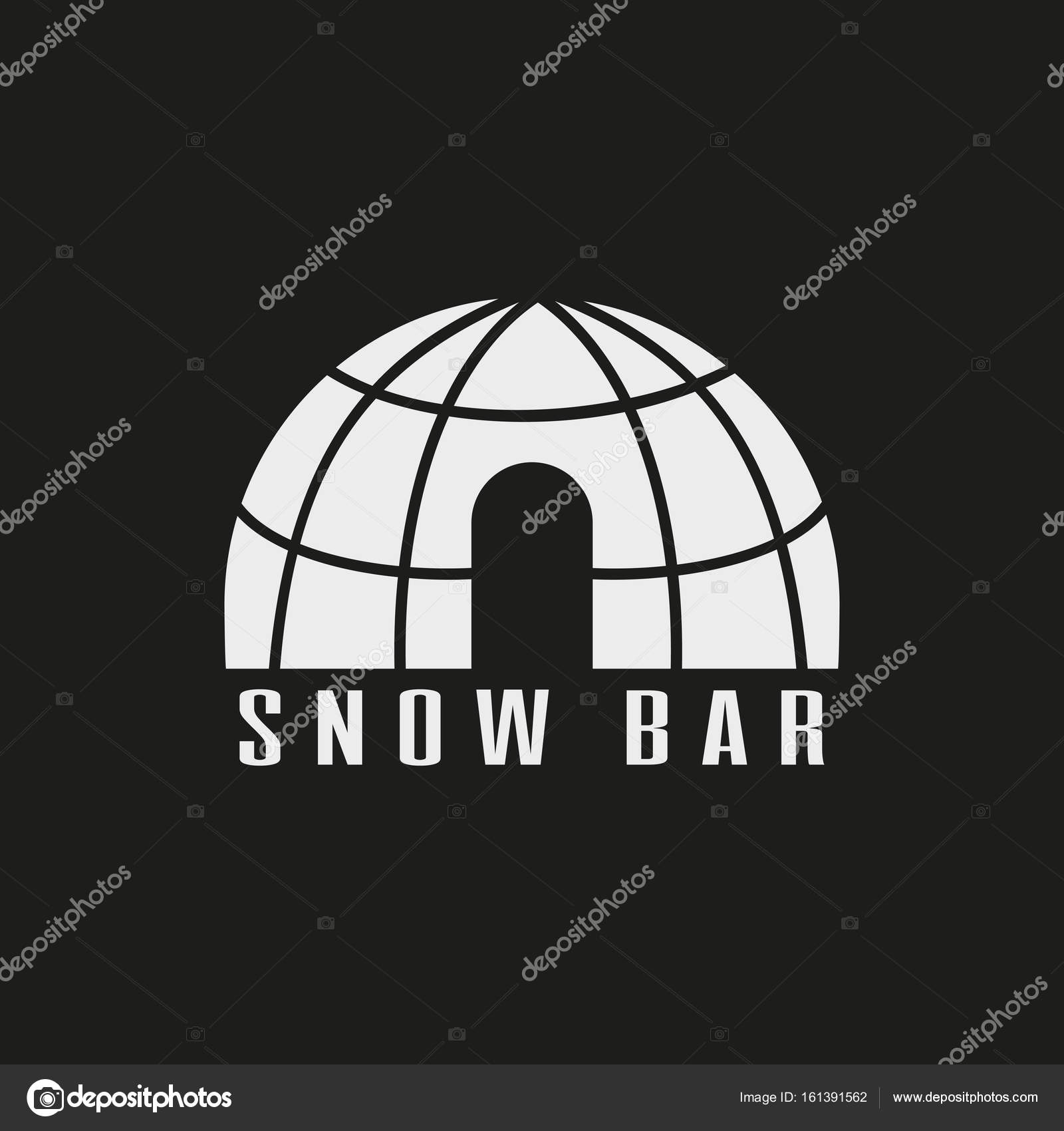 Snow bar icon. Stock Vector by ©oldmillionka.gmail.com 161391562