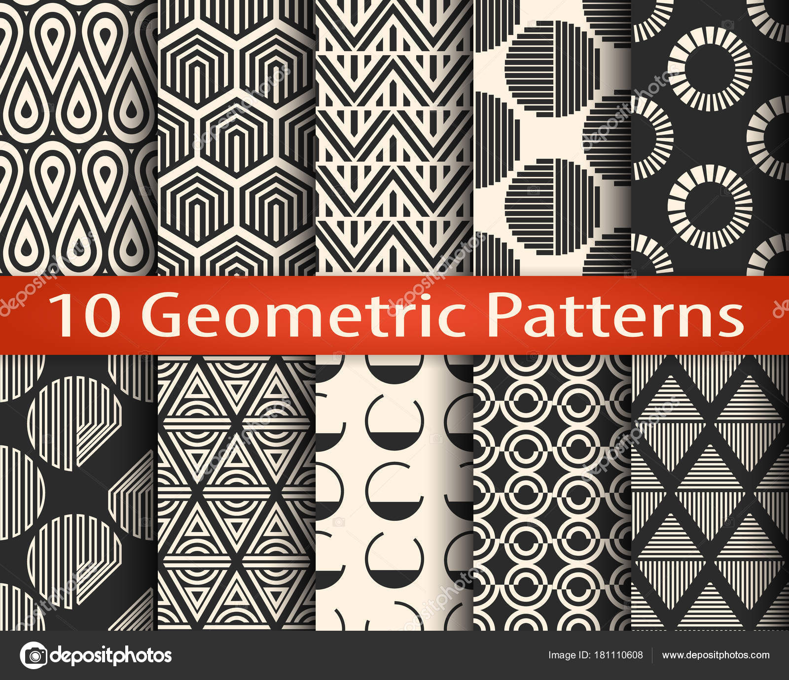 Set of 10 seamless backgrounds Stock Vector Image by ©betti.luna.yahoo ...