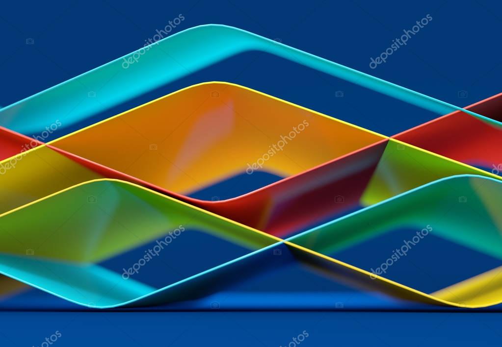 Abstract wavy shapes Stock Photo by ©AnatomyInsider 128996618
