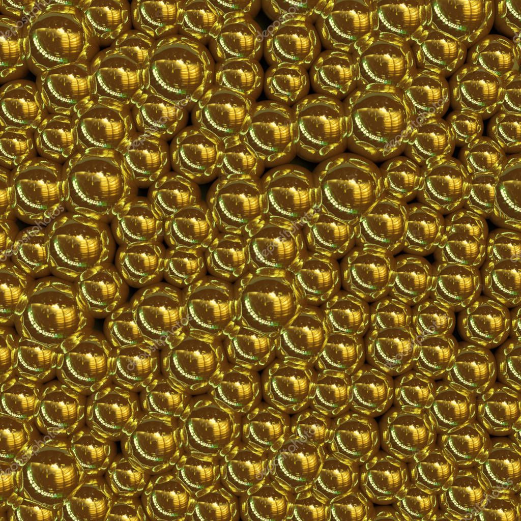 Gold spheres molecules — Stock Photo © AnatomyInsider #129008950