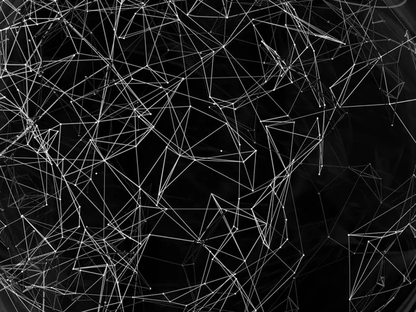 Abstract connected dots pattern Stock Photo by ©AnatomyInsider 129018670