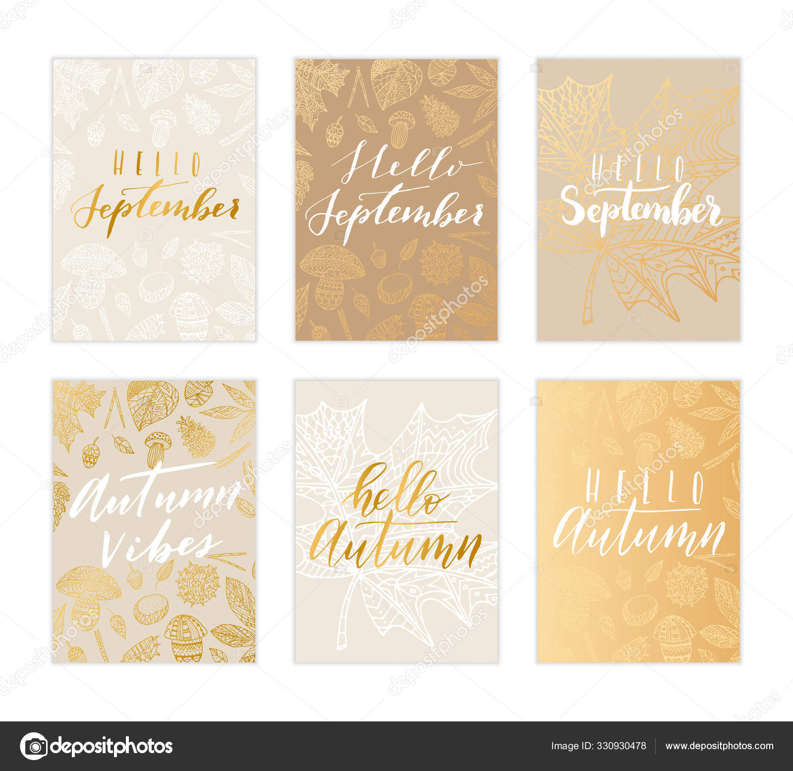 Autumn card. Stock Vector Image by ©bantiqvision #330930478