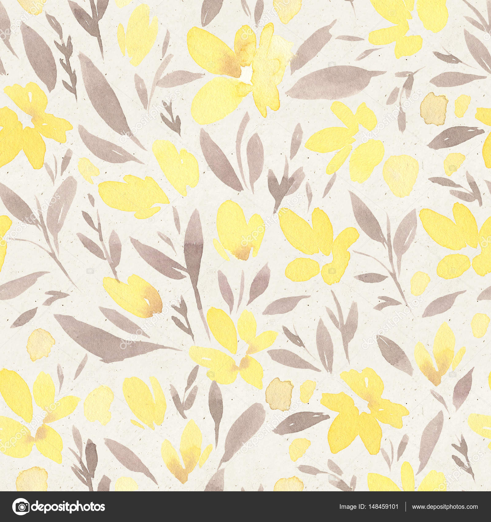 Pattern with yellow flowers Stock Photo by ©Irtsya 148459101