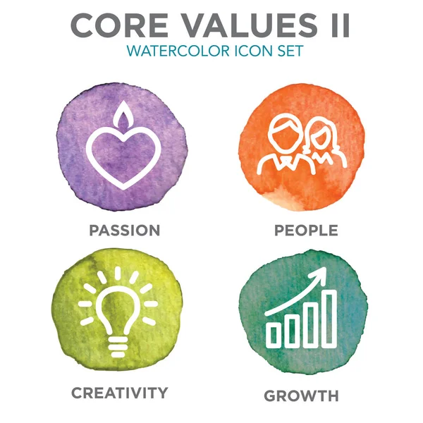 Core value icons Vector Art Stock Images | Depositphotos