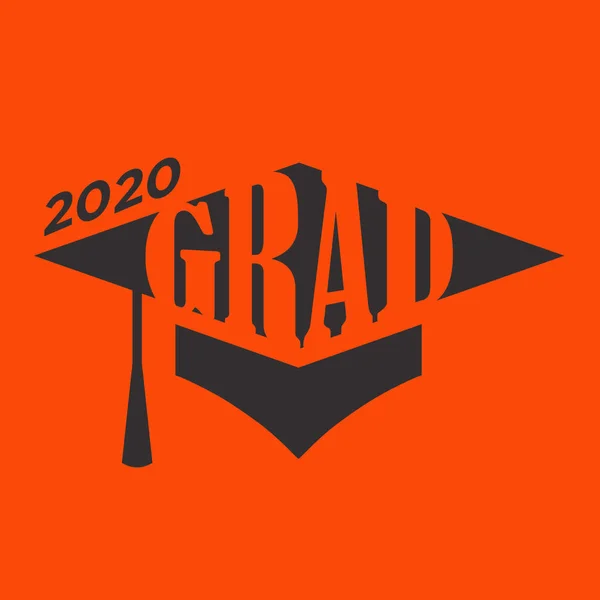 Class of 2020 Congratulations Graduate Typography with Cap and T Stock ...