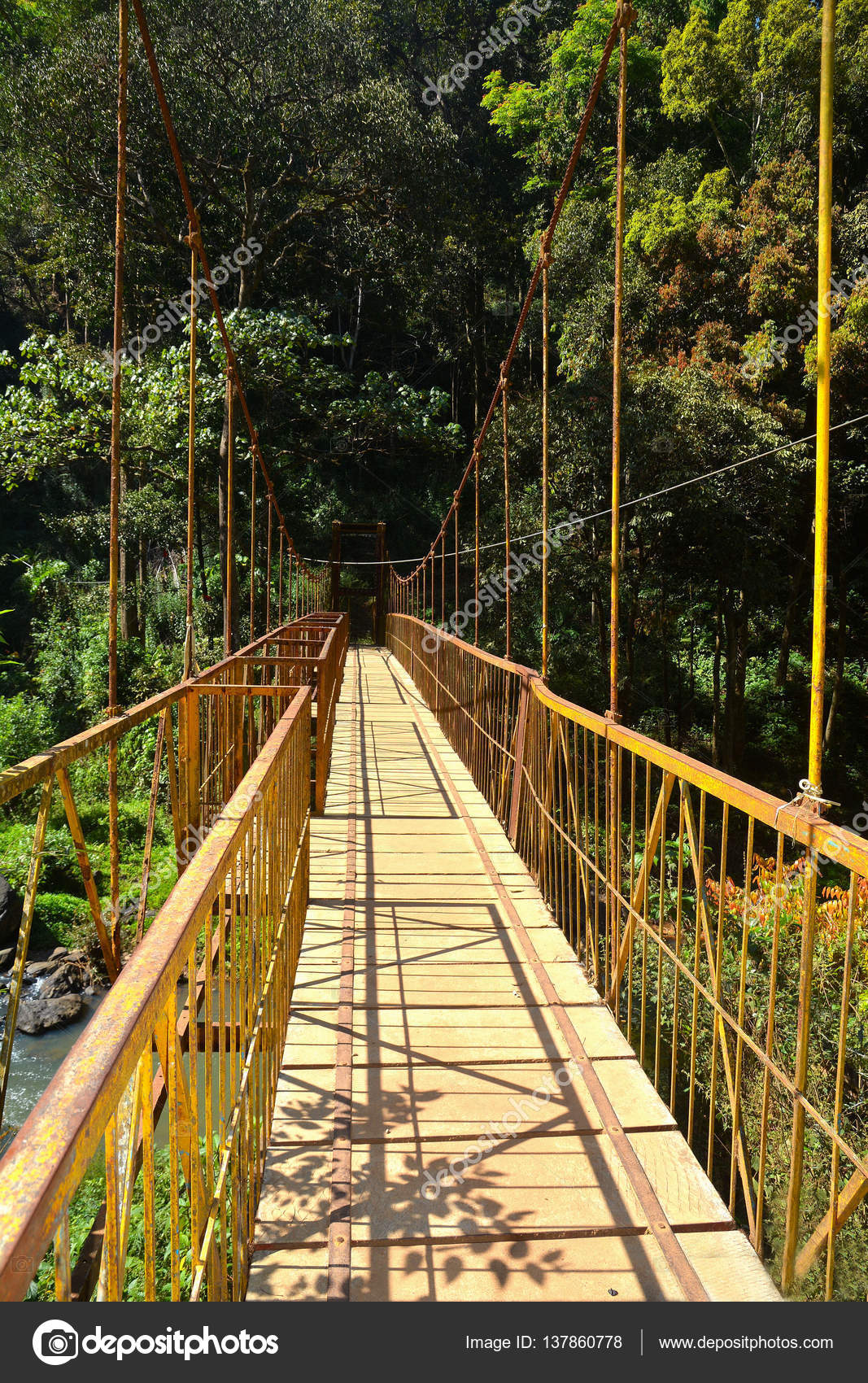 Iron bridge, Karnataka, India — Stock Photo © jayk67 #137860778