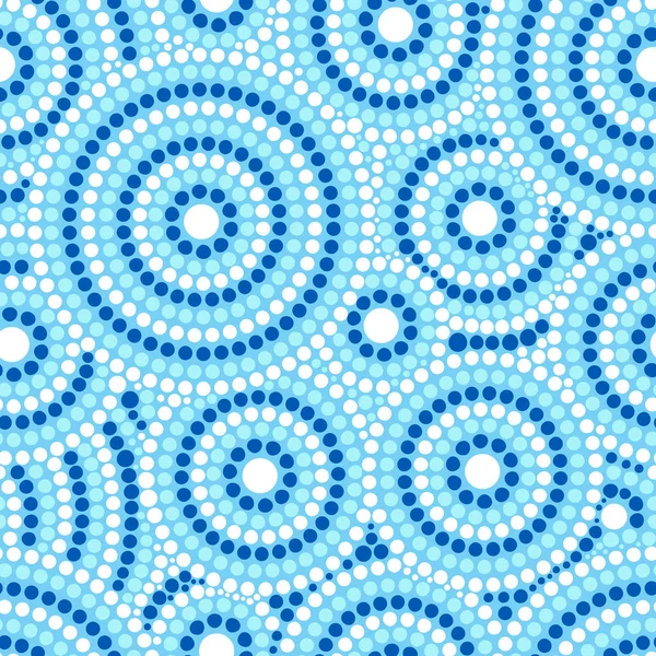 Abstract concentric dotted circle pattern vector seamless. Decoration ...