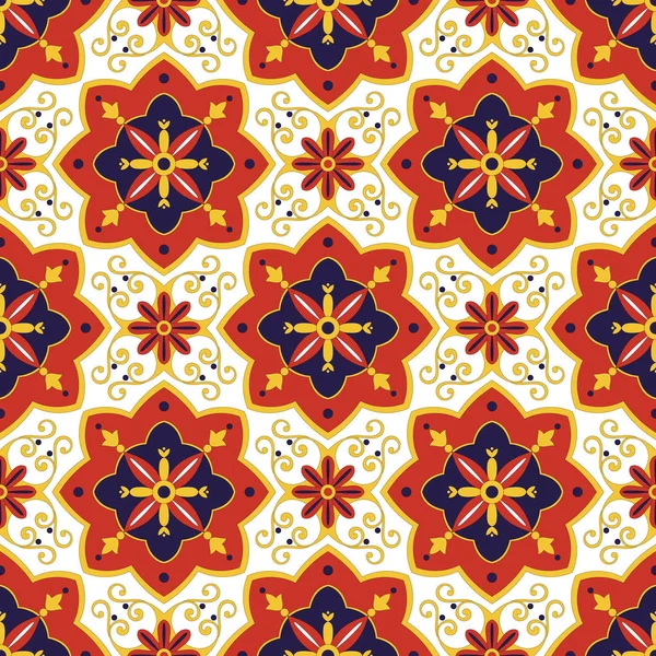 Italian tile pattern vector seamless Stock Vector by ©irinelle 188465583