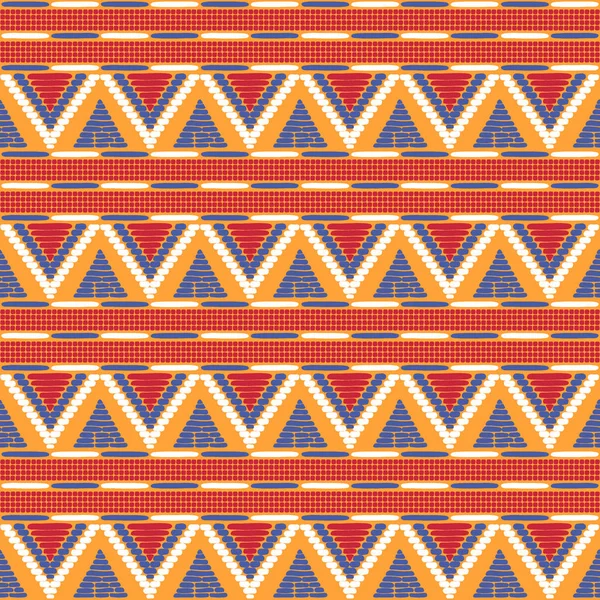 Tribal pattern vector seamless. African print with in ethnic colors ...