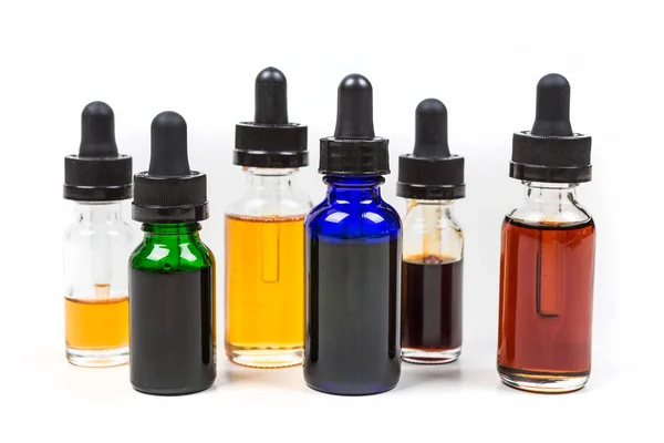 Assorted flavors of vape juice Stock Photo by ©Ecummings00 132771380