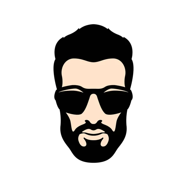 Man in hat face vector illustration flat style profile Stock Vector ...