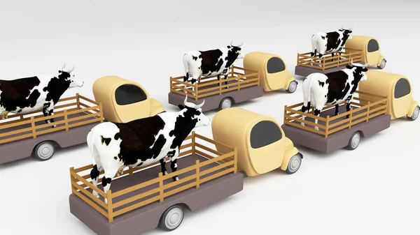 Cow truck Stock Photos, Royalty Free Cow truck Images | Depositphotos