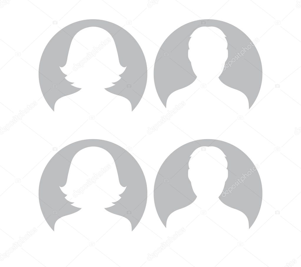 Grey Avatar Set Stock Vector Image by ©sdCrea #129128126