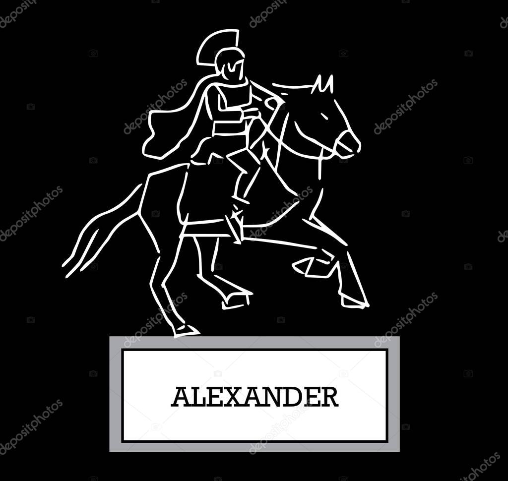 Illustration of Alexander Stock Vector Image by ©sdCrea #129131052