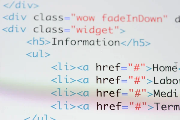 Php Screen Code Development Monitor Programming Concept Background ...