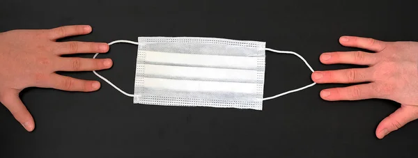 The use of a mask against coronavirus. Using mask against covid 19 ...