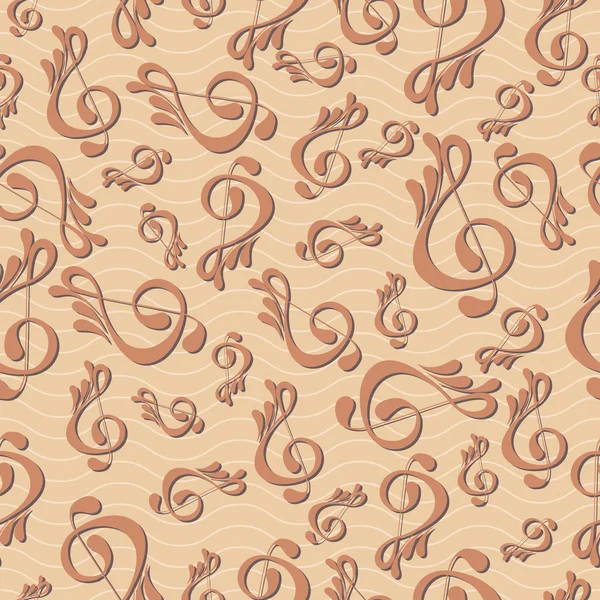 Musical notes seamless pattern Stock Vector Image by ©hauvi #50068035