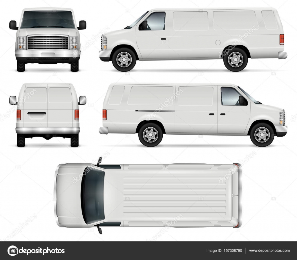 Panel Van Vector Template Stock Vector Image by ©imgvector #157308790