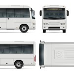 Vector urban passenger mini-bus — Stock Vector © mechanik #1812360