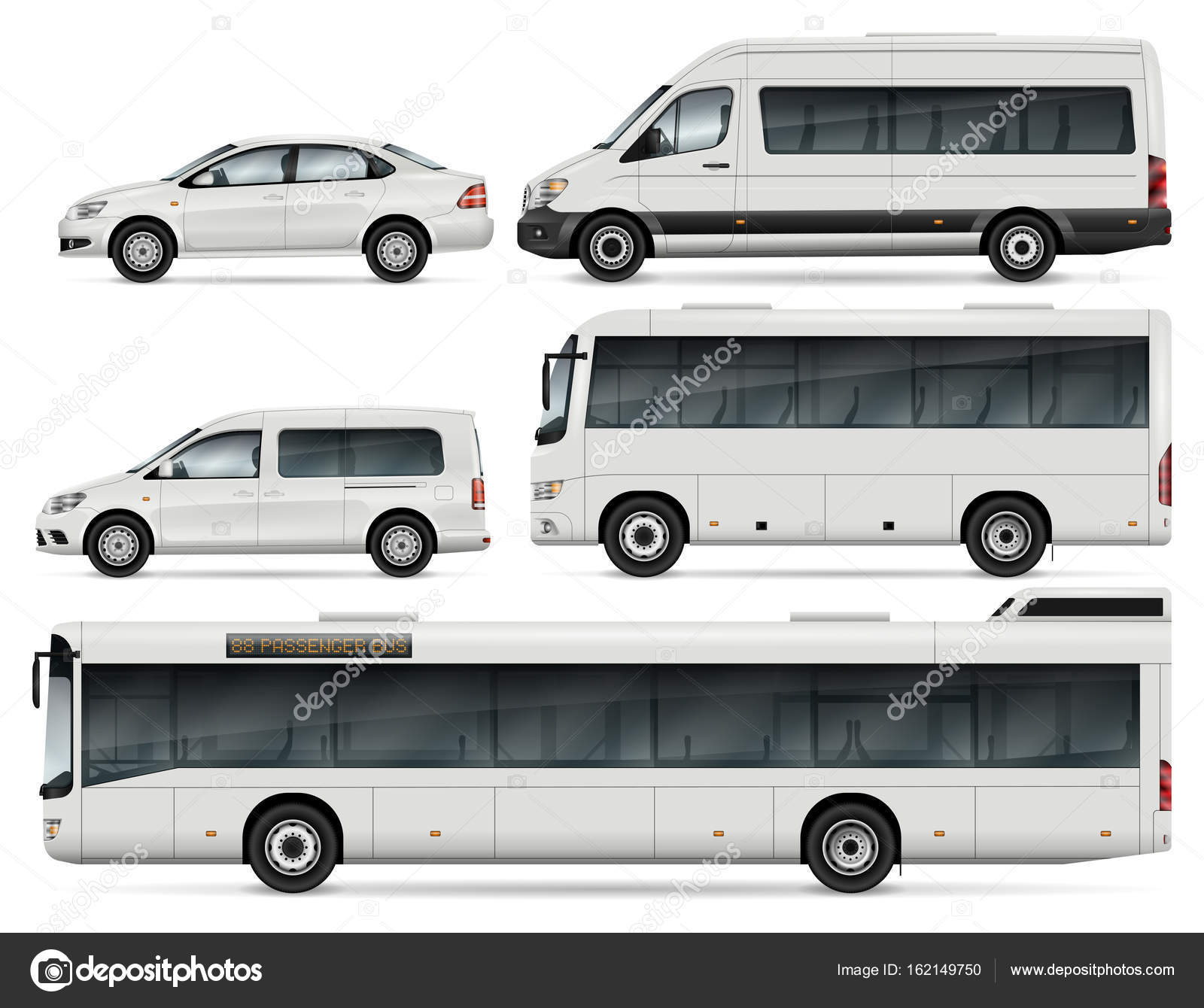 Buses and cars vector illustration — Stock Vector © imgvector #162149750