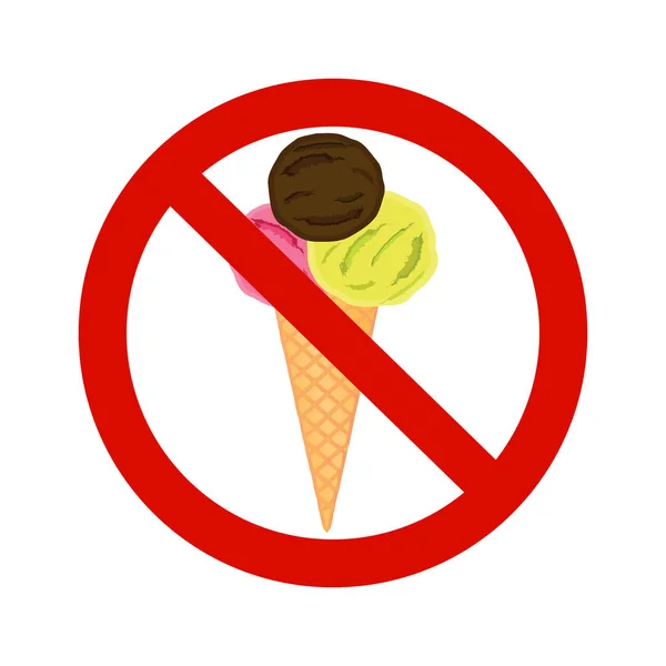No ice cream sign Stock Vector Image by ©Route55 #54697281