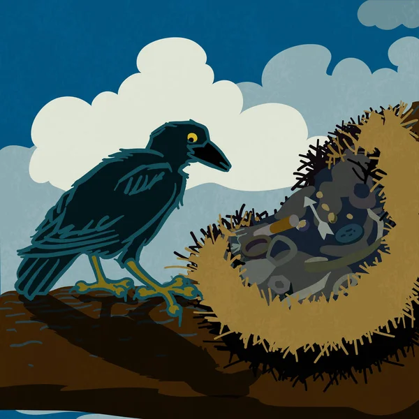 24 Crows nest Vector Images | Depositphotos