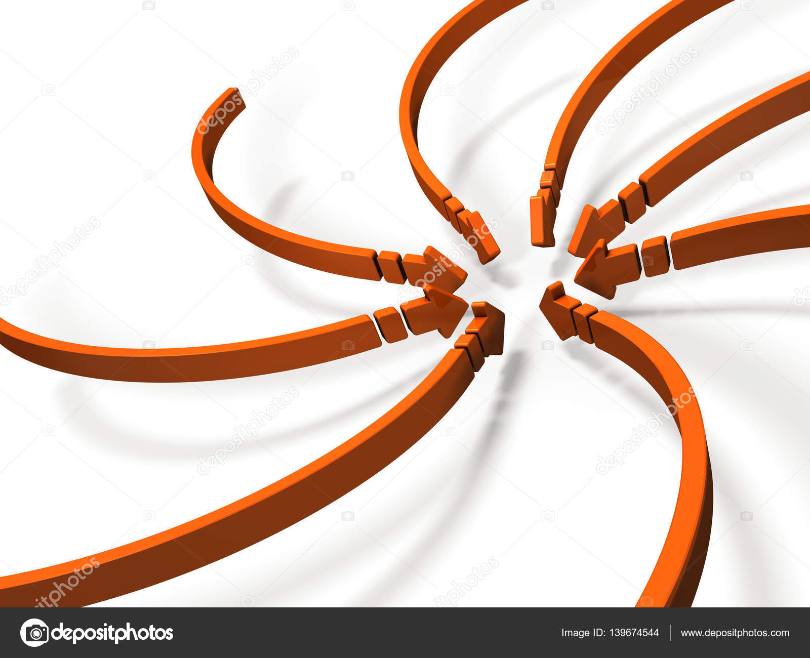 Many arrows represent immigrants entering. Stock Photo by ...