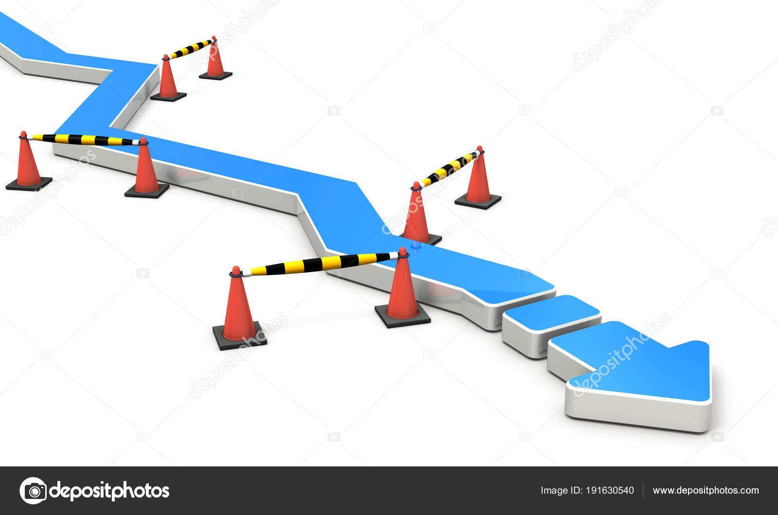 A project that was obstructed many times. Stock Photo by ...