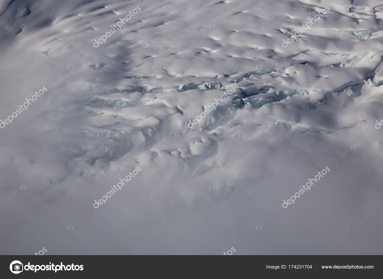 Snow Formation on a glacier — Stock Photo © edb3_16 #174231704