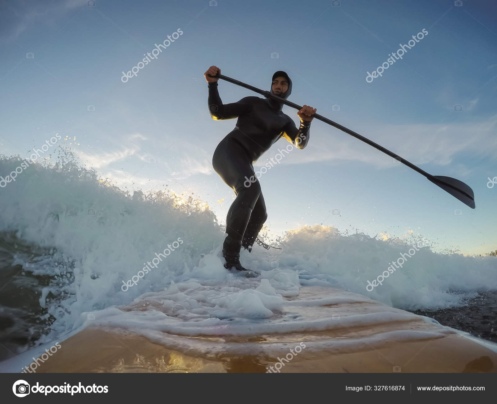 Man Suring Waves Stock Photo by ©edb3_16 327616874