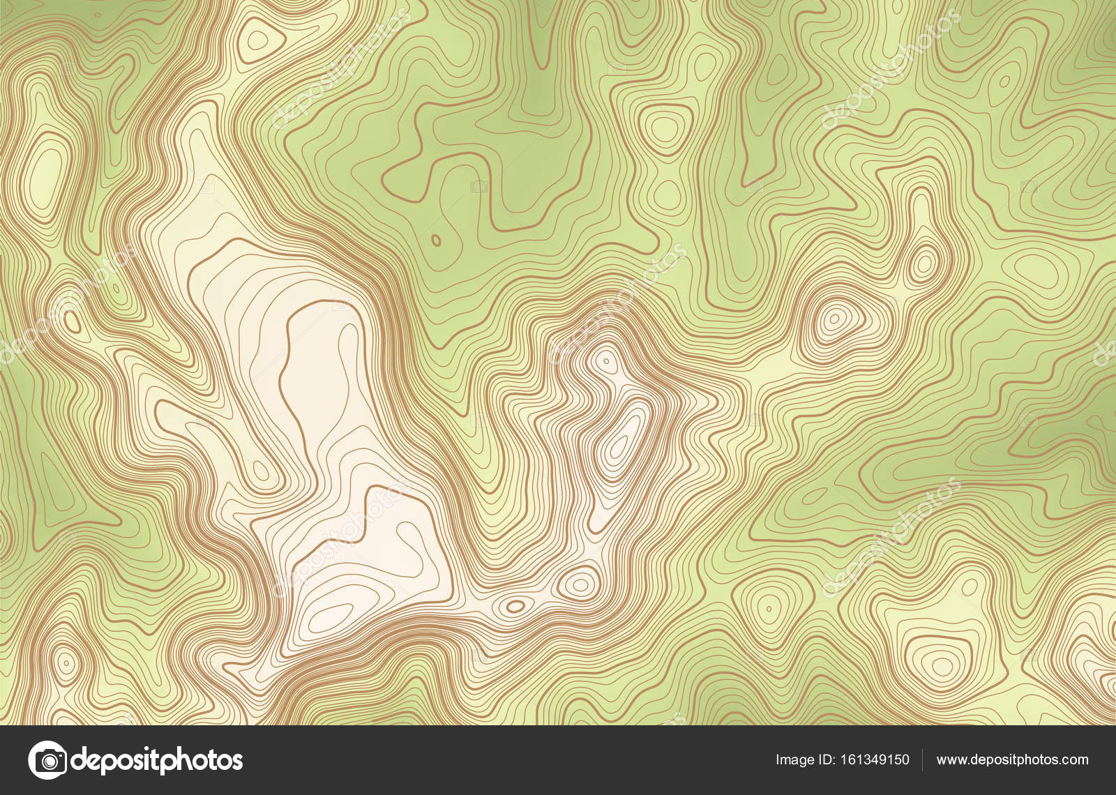 Topografická mapa pozadí s místem pro kopii. Linie topografie obrysu ...