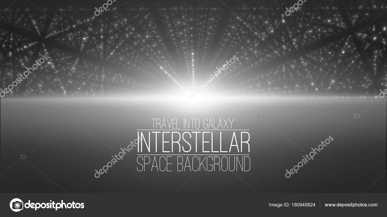 Vector interstellar space background.Cosmic galaxy illustration ...