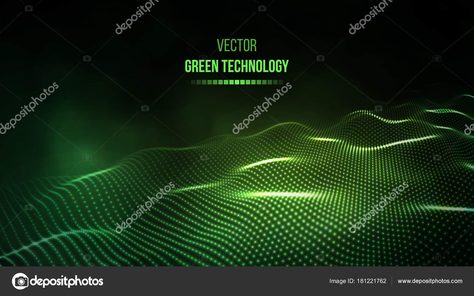 Green technology background. Green energy vector illustration eps10 ...