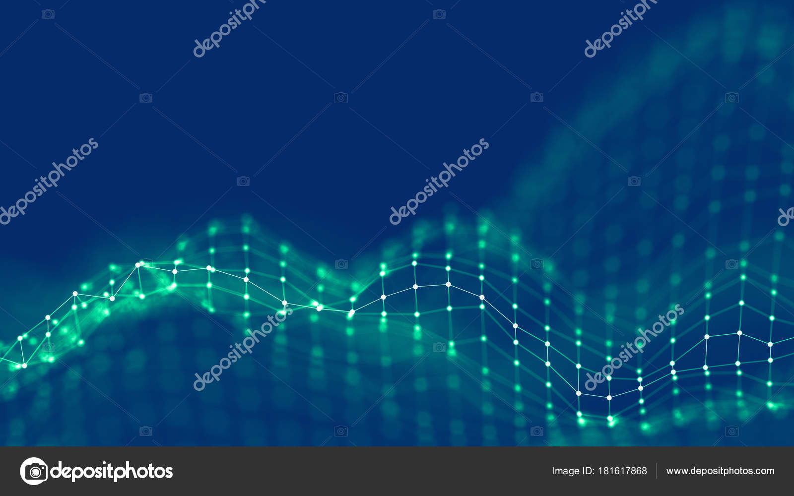 Music background. Big Data Particle Flow Visualisation. Science ...