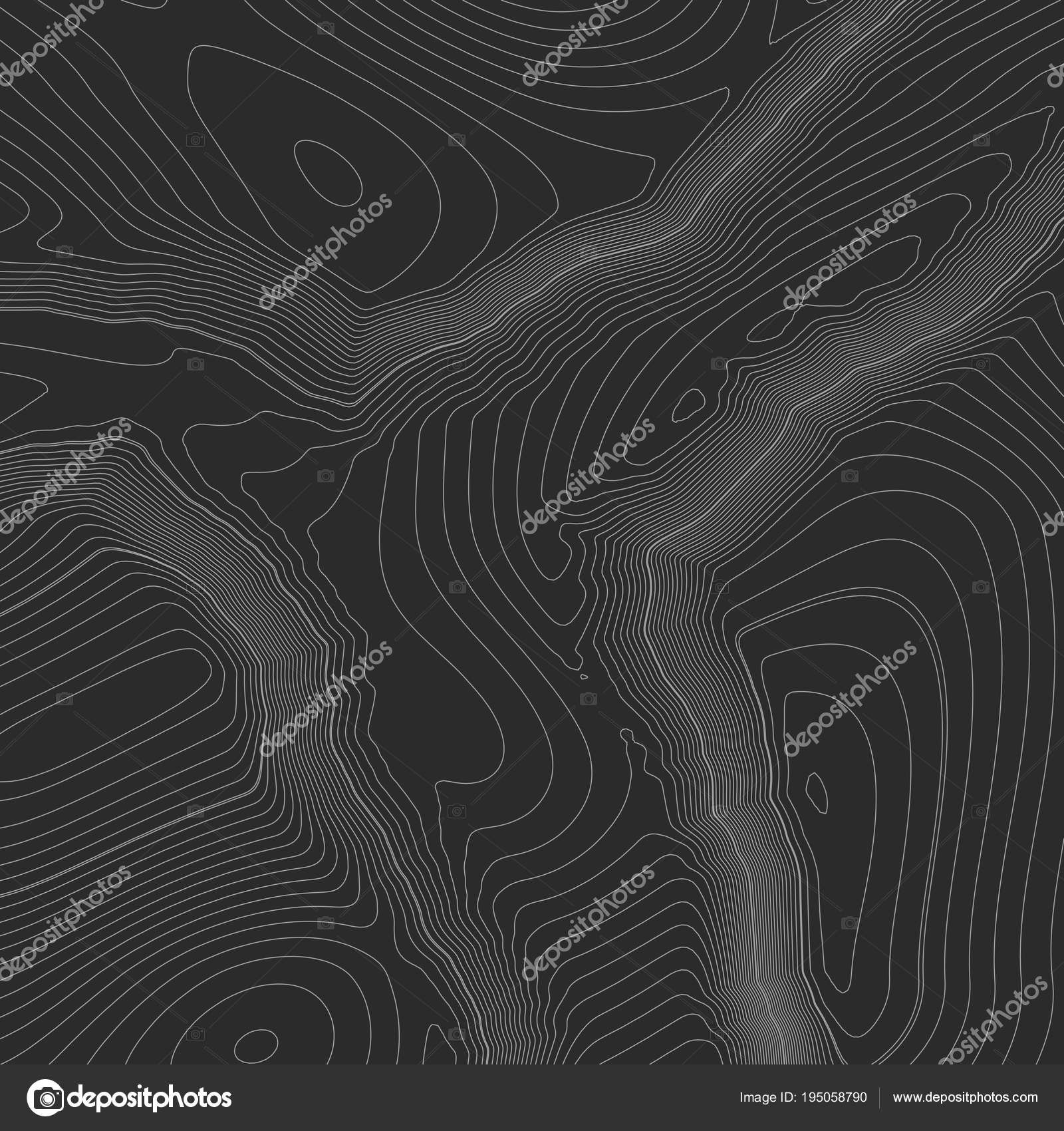 Topographic map background concept with space for your copy. Topography ...