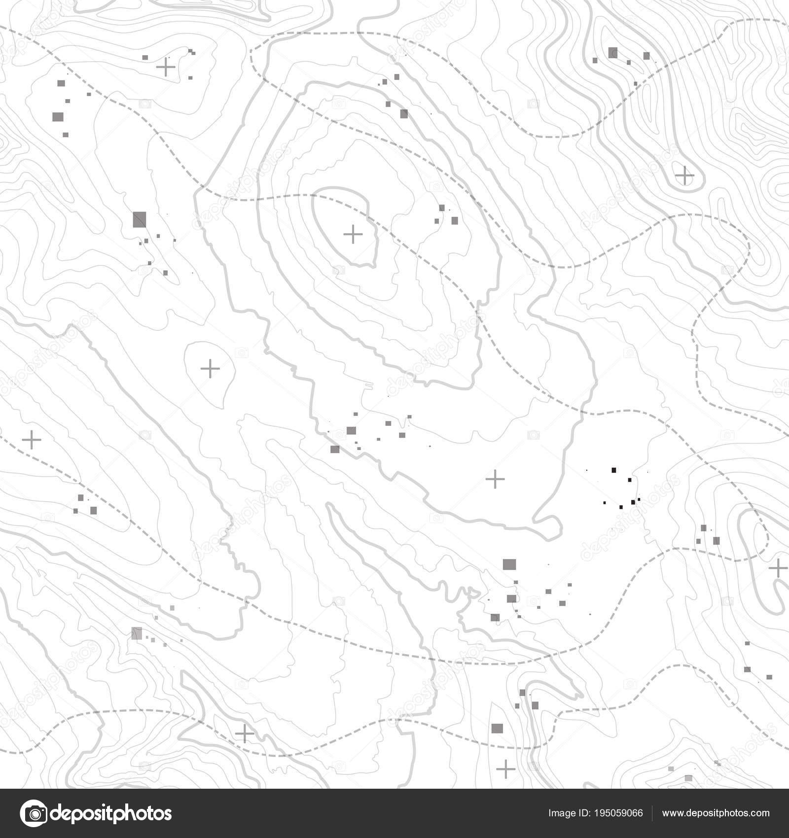 Topografická mapa pozadí koncept s prostorem pro vaše kopie. Topografie ...