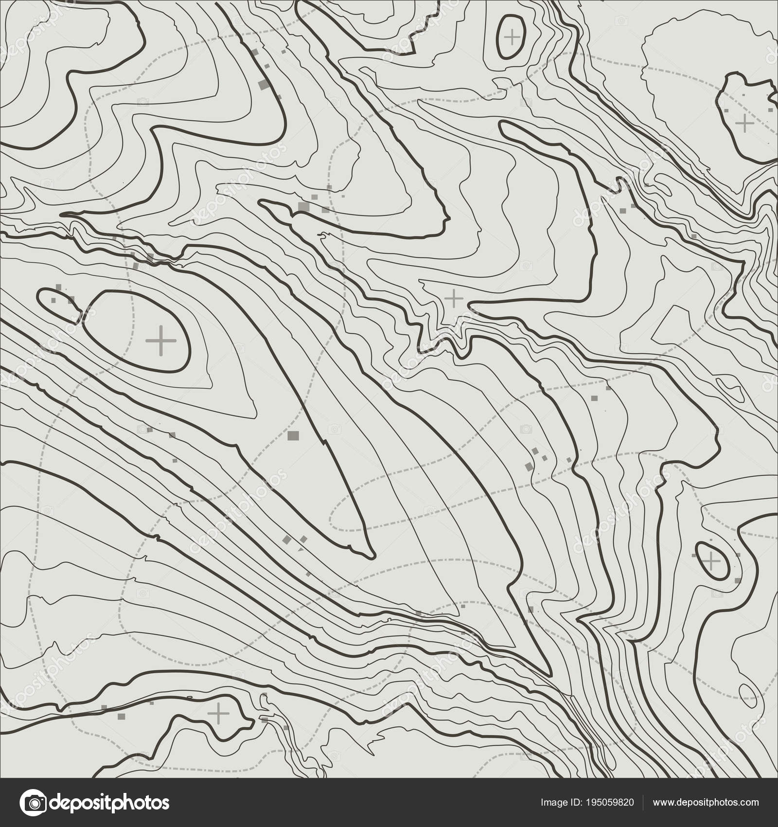Topographic map background concept with space for your copy. Topography ...
