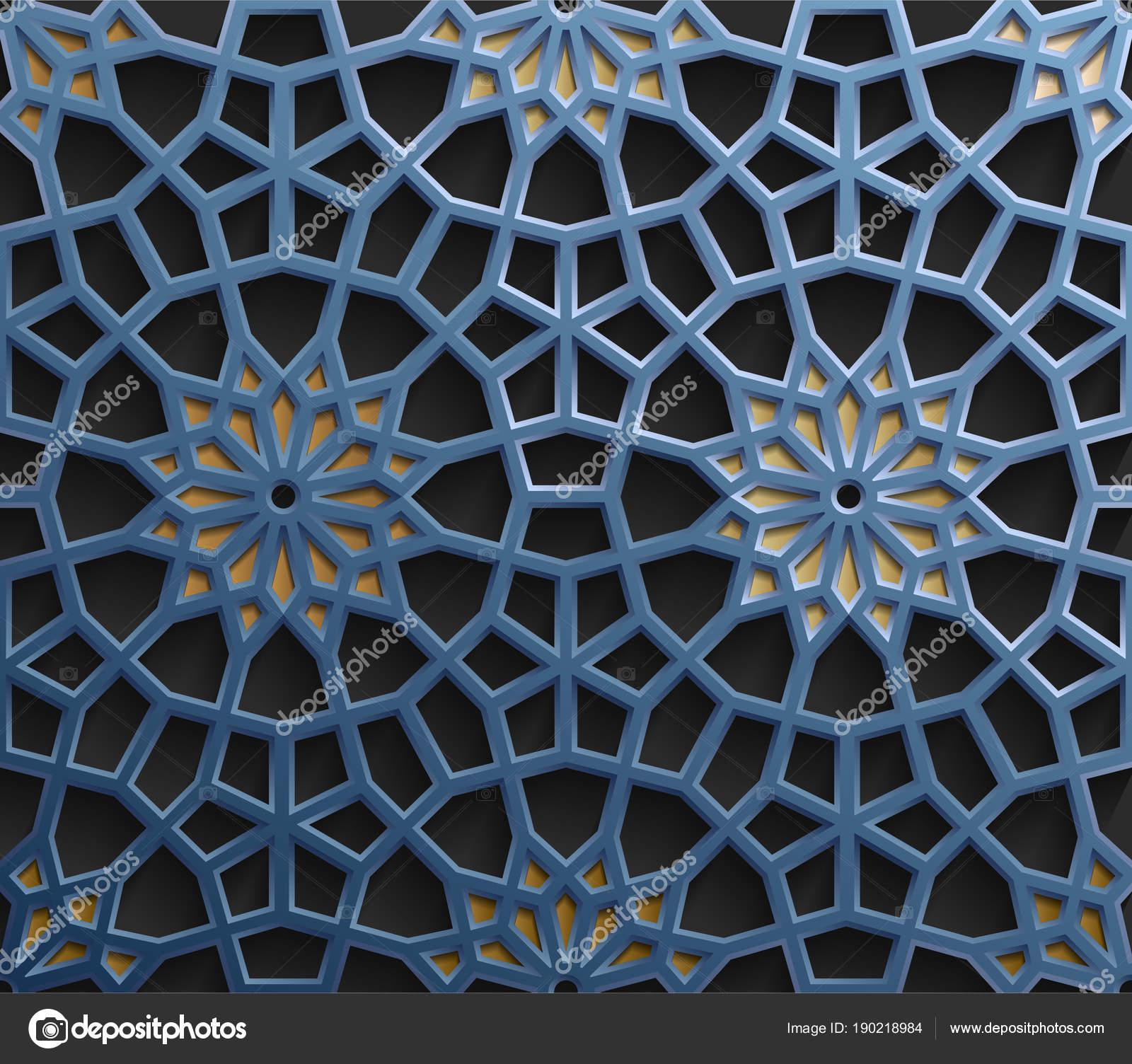 Islamic oriental patterns, Seamless arabic geometric ornament ...
