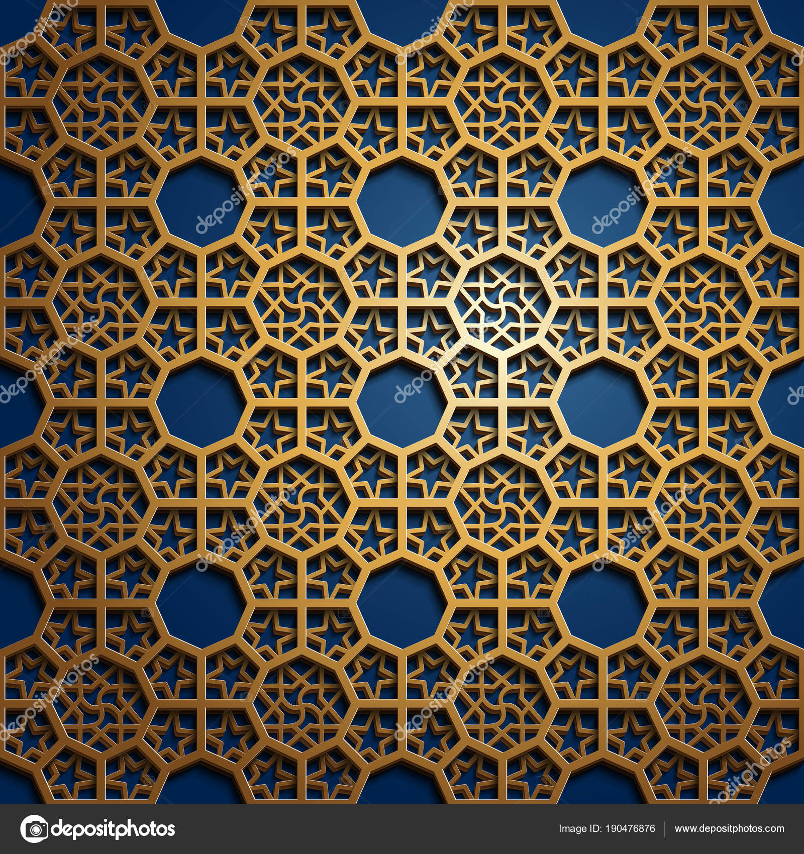 Set of islamic oriental patterns, Seamless arabic geometric ornament ...