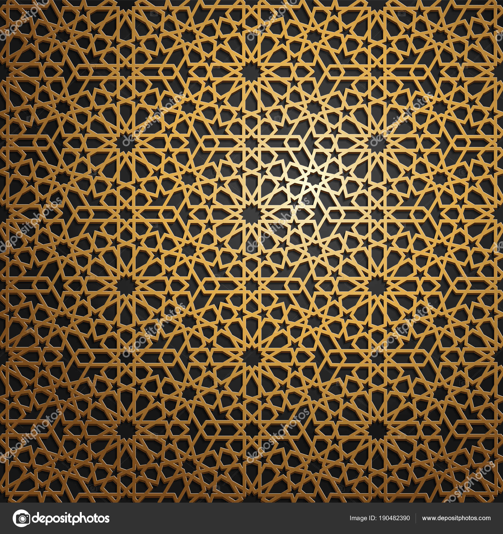 Set of islamic oriental patterns, Seamless arabic geometric ornament ...