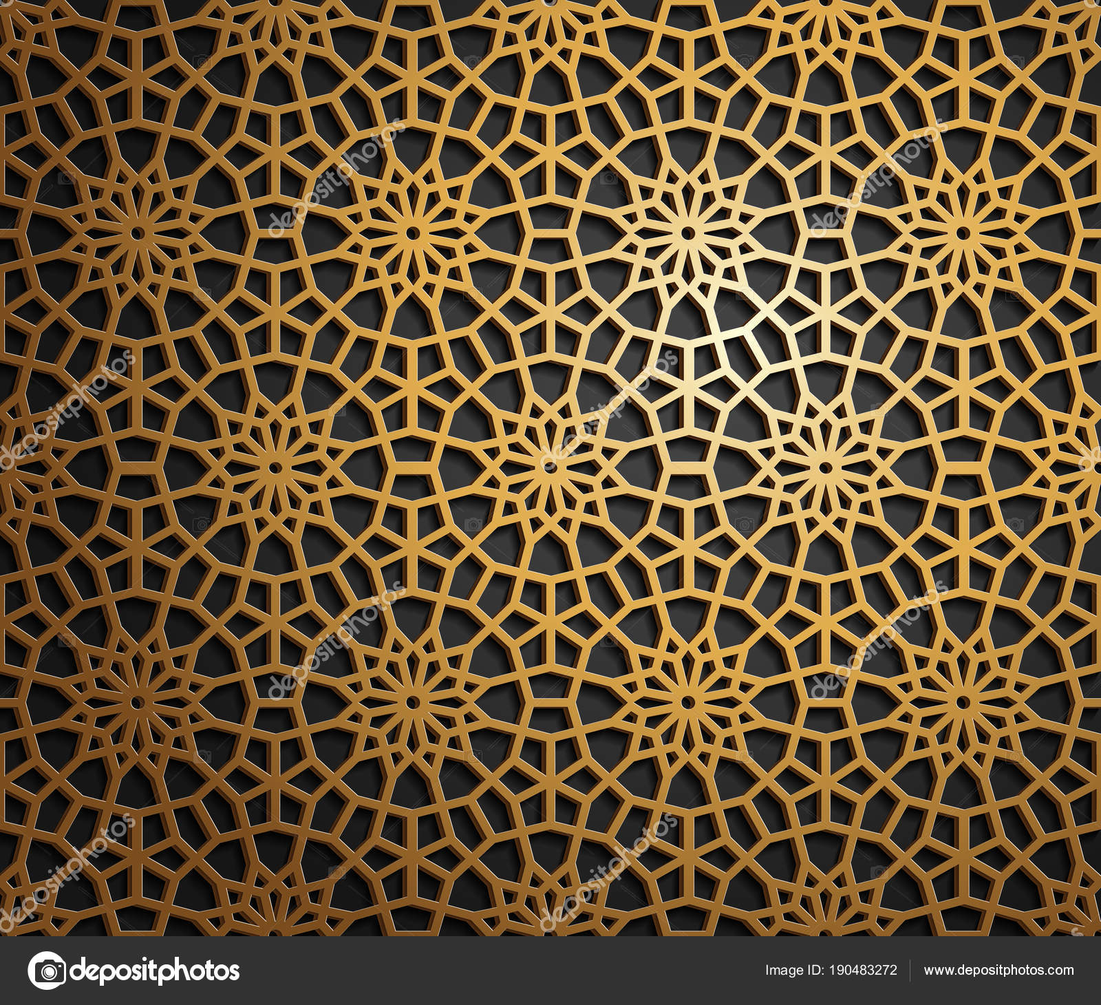 Set of islamic oriental patterns, Seamless arabic geometric ornament ...