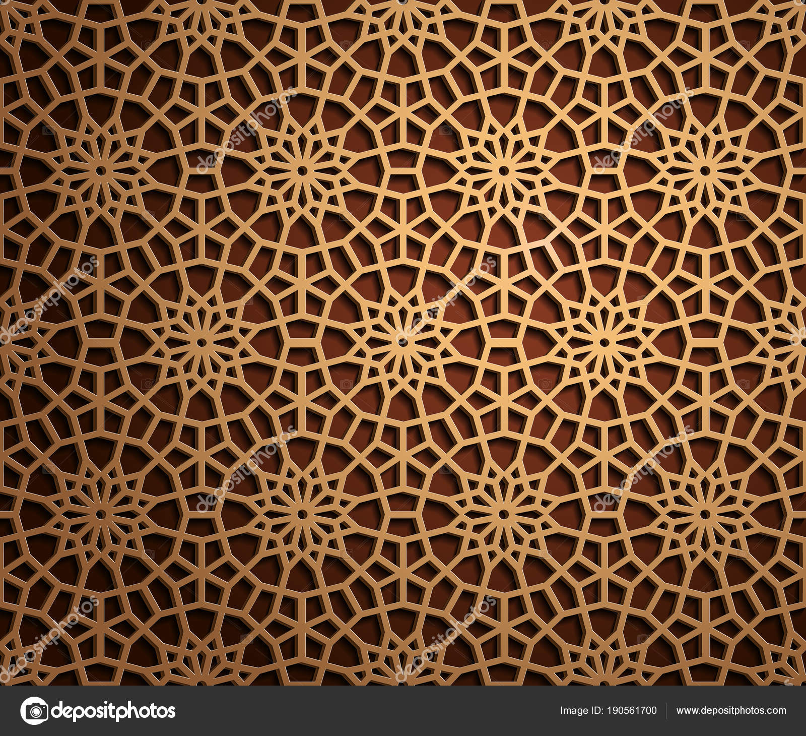 Sada islámský orientální vzory, bezešvé arabské geometrický ornament ...