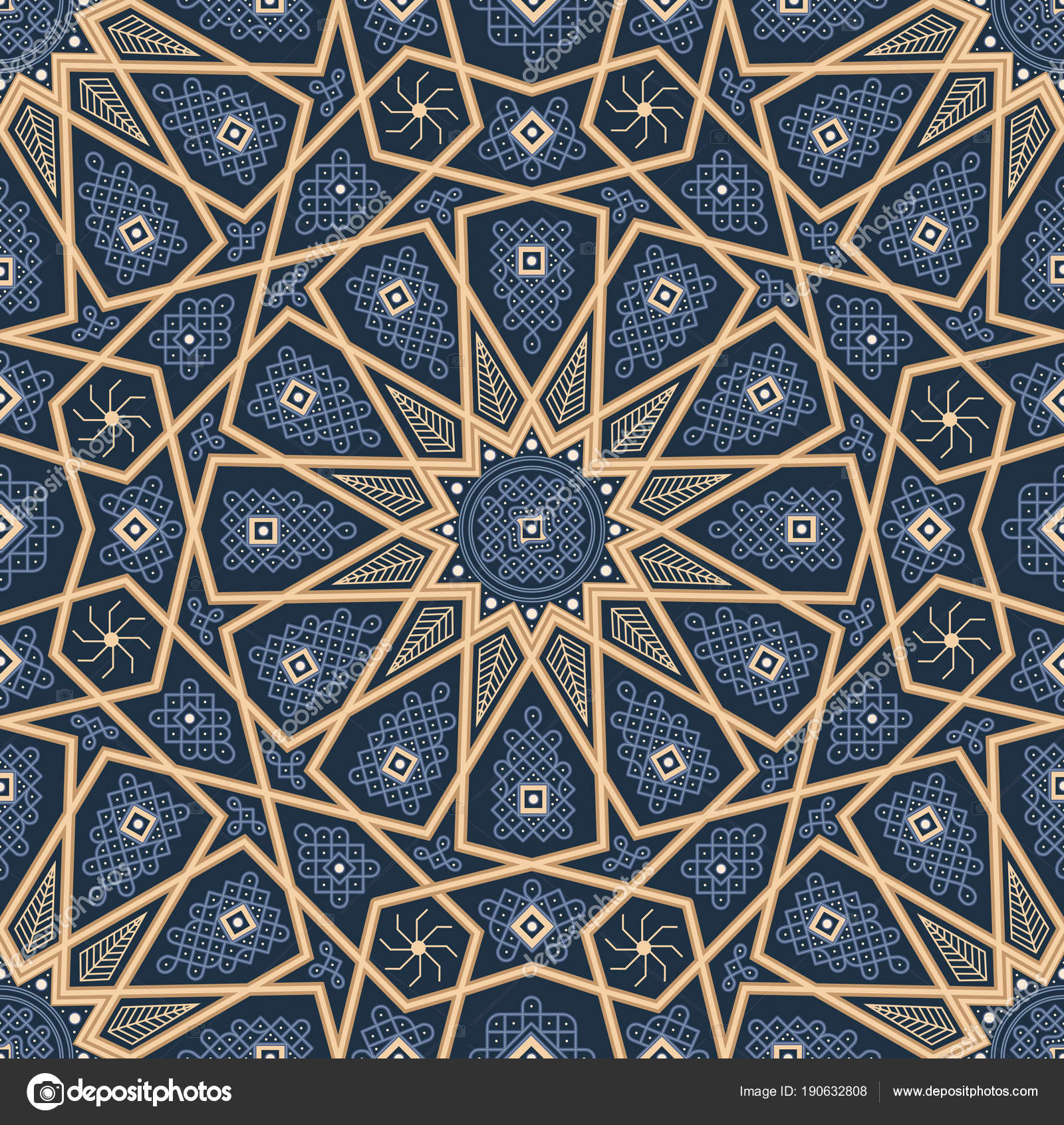 Set of islamic oriental patterns, Seamless arabic geometric ornament ...