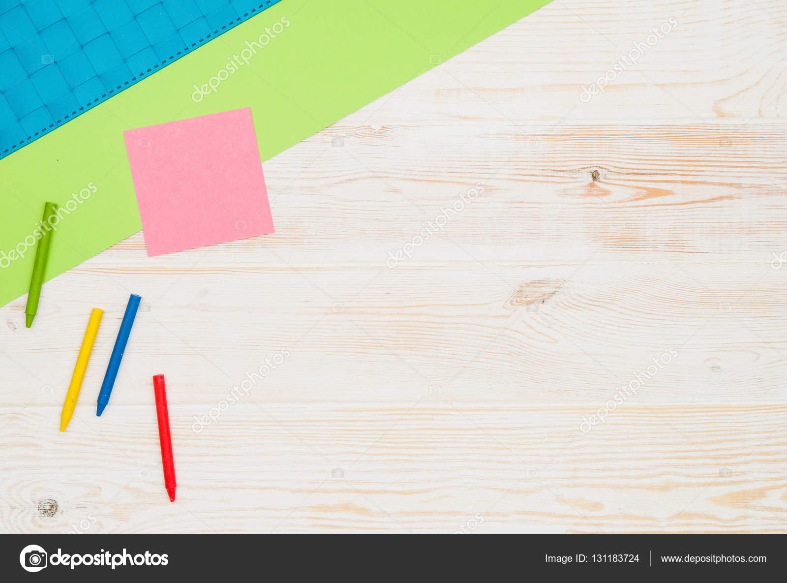 Student Desk Top View