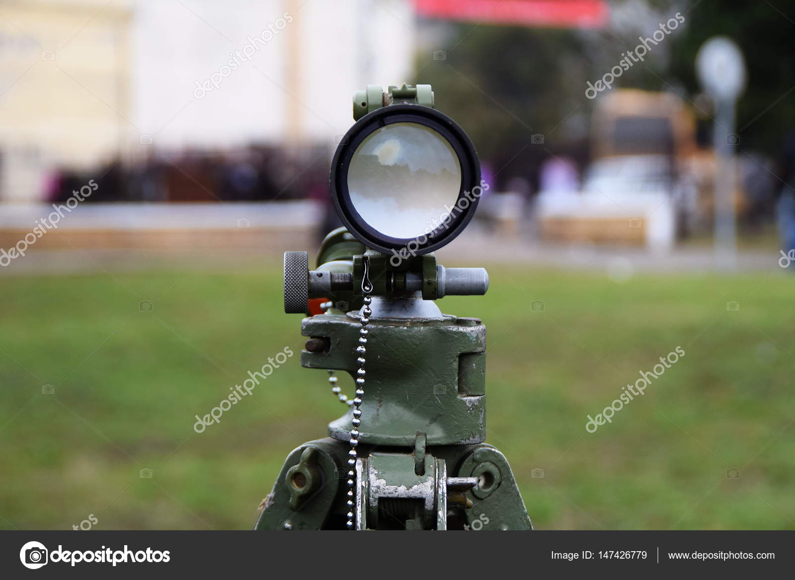 One artillery sighting device — Stock Photo © nivcube #147426779