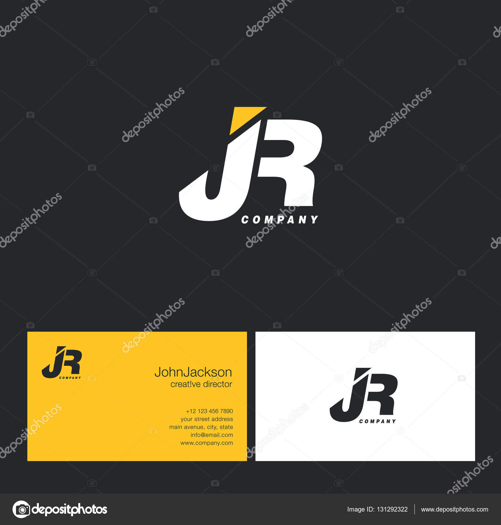 J & R Letter Logo — Stock Vector © brainbistro #131292322
