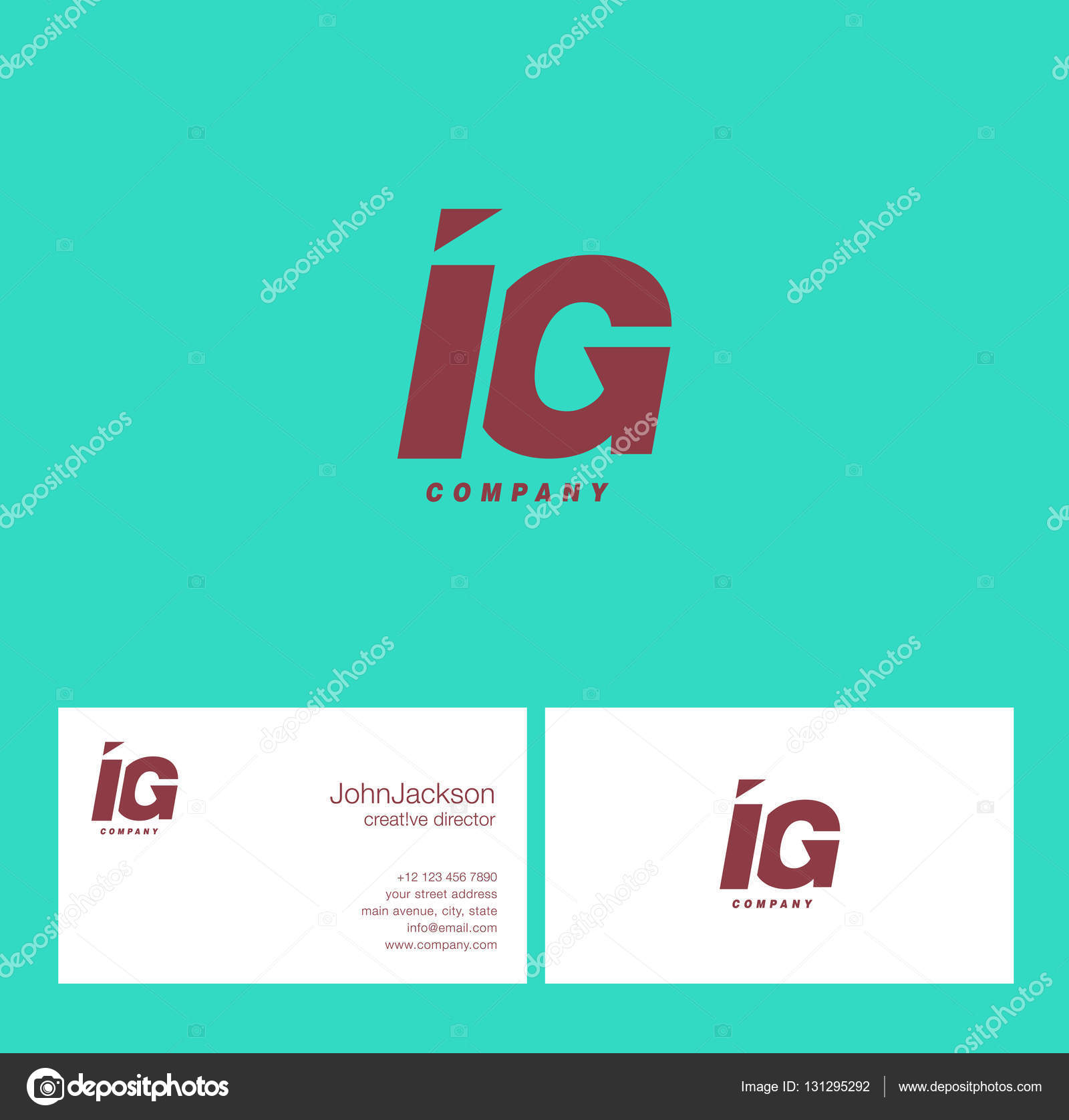 I & G Letter Logo Stock Vector Image by ©brainbistro #131295292